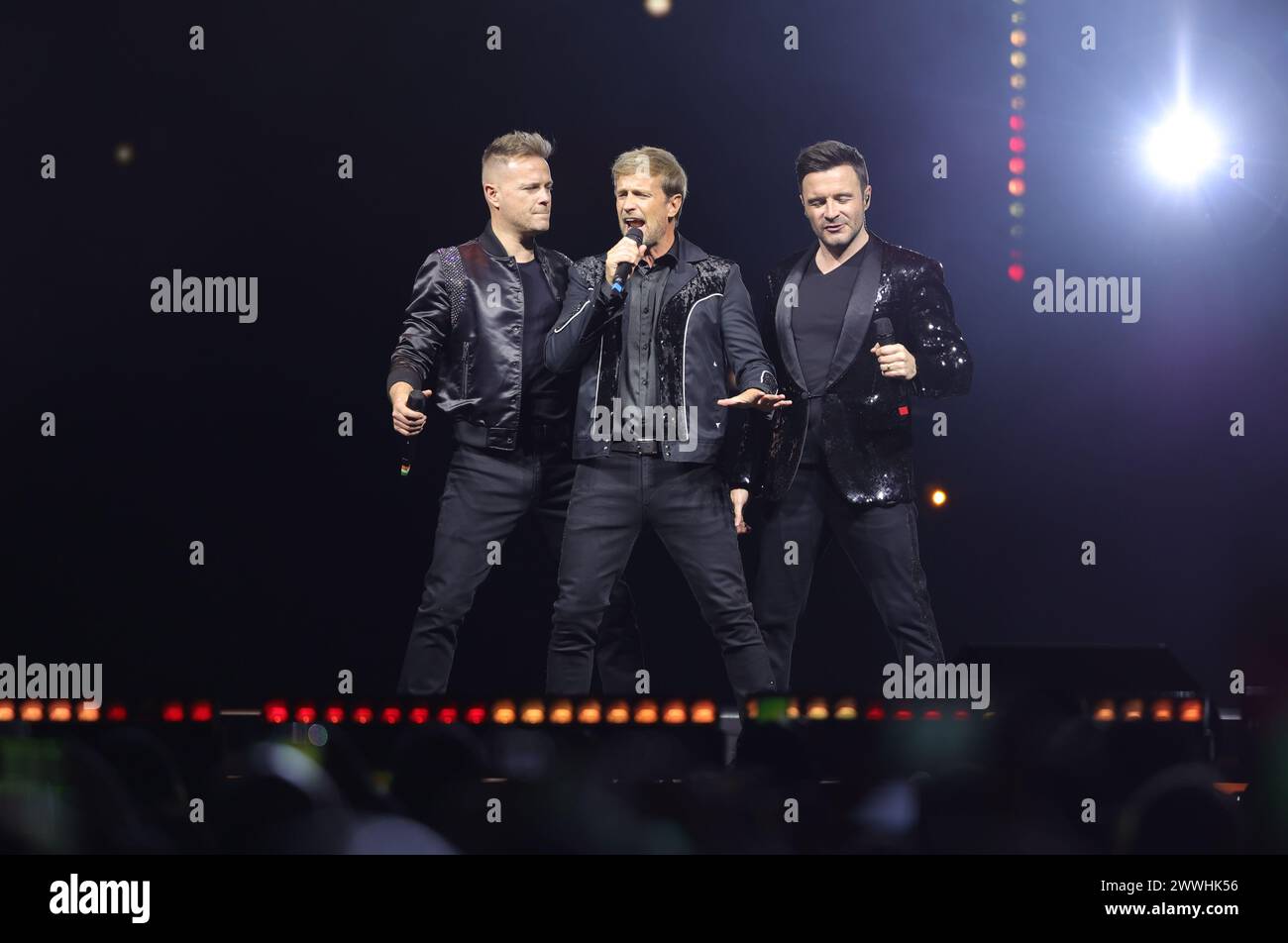 Non Exclusive: Nicky Byrne, Shane Filan, Kian Egan members of te Irish ...