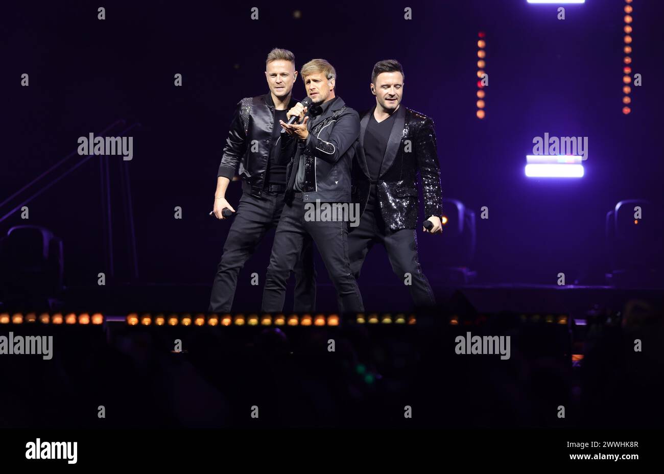 Non Exclusive: Nicky Byrne, Shane Filan, Kian Egan members of te Irish ...
