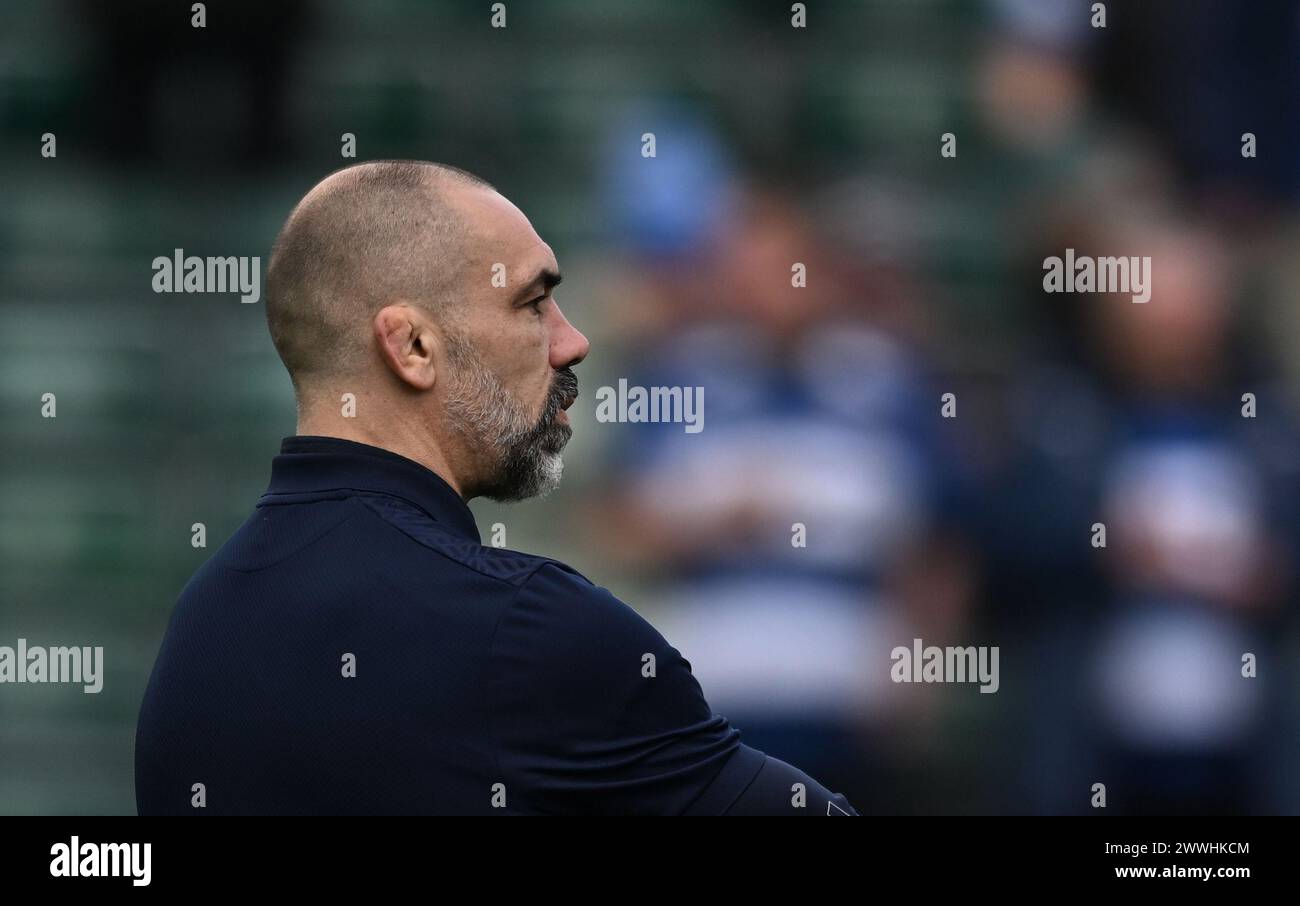 24th March 2024, The Recreation Ground, Bath, Somerset, England; Gallagher Premiership Rugby ...