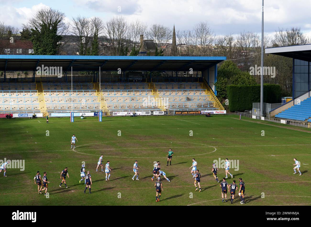 General view of the game during the Betfred Challenge Cup match at The ...