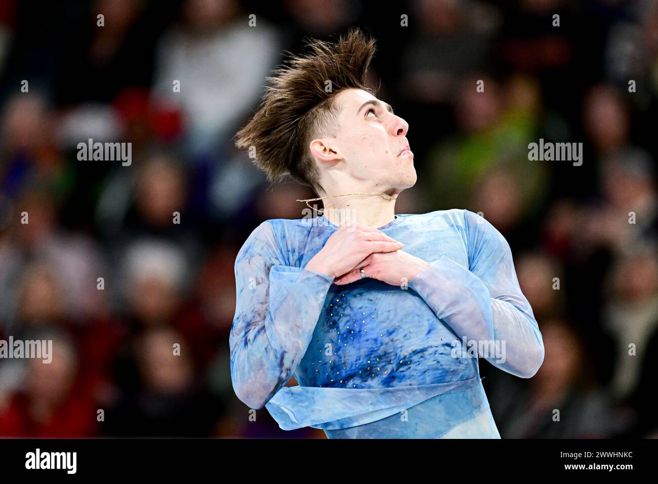 Roman SADOVSKY (CAN) during Men Free Skating, at the ISU World Figure ...