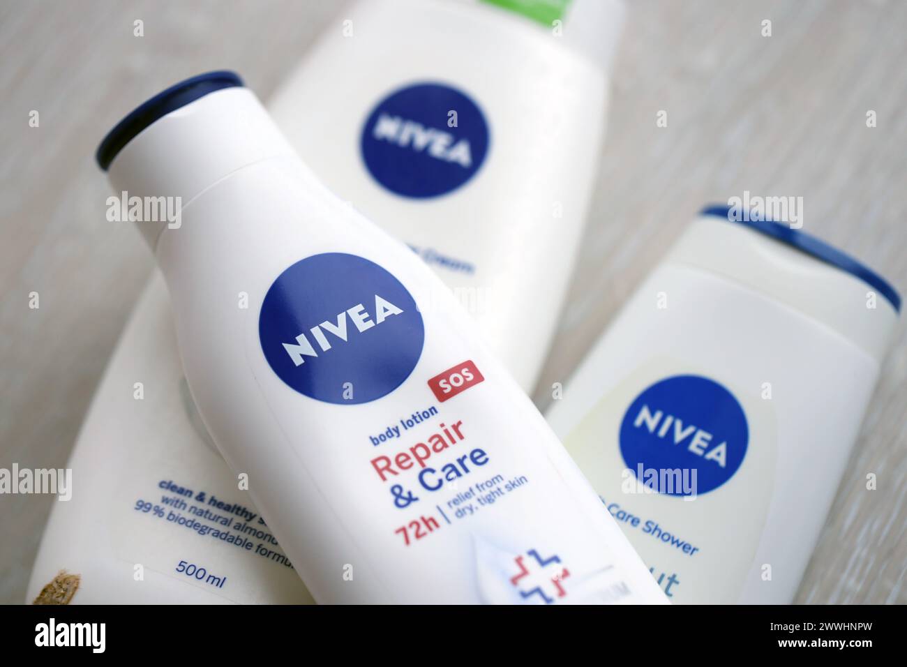 Nivea cream production hi-res stock photography and images - Alamy