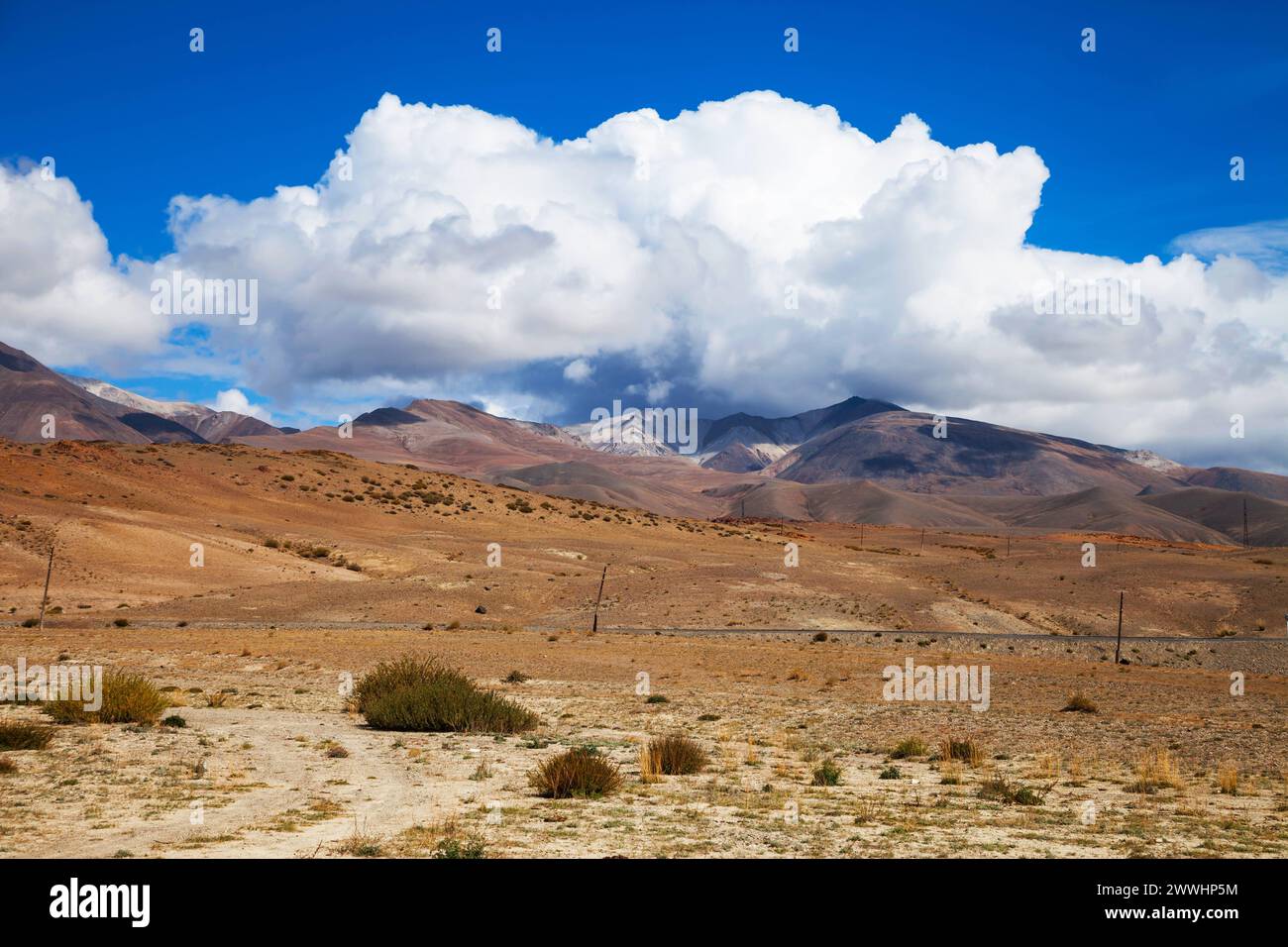 Steppe landscape people hiking background hi-res stock photography and ...