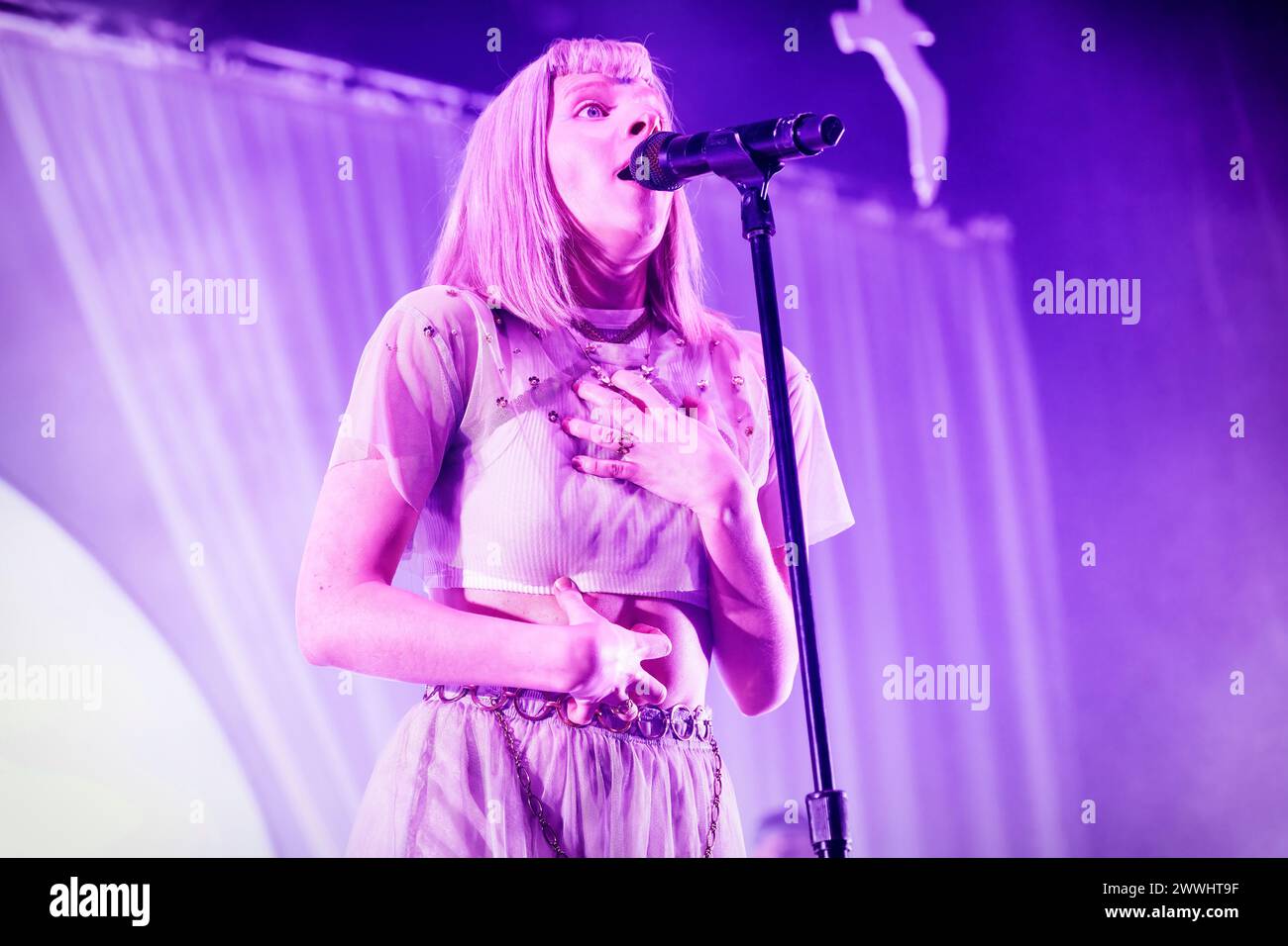 Oslo, Norway. 22nd, March 2024. The Norwegian singer and songwriter ...