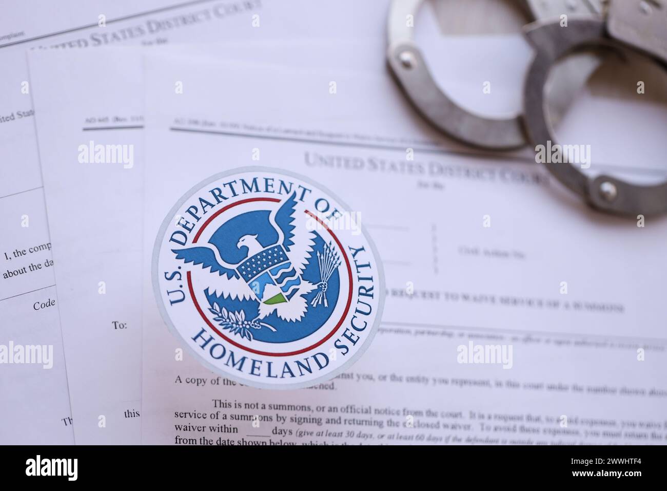 Dhs symbol hi-res stock photography and images - Alamy