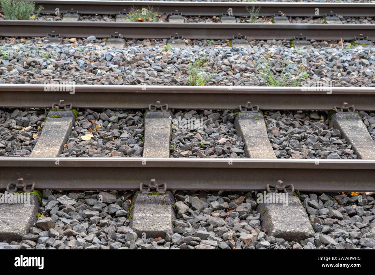 details of railway tracks Stock Photo - Alamy