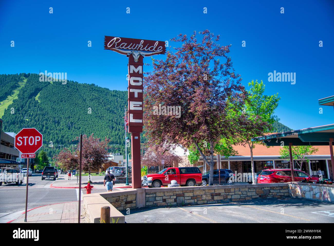 Jackson hole ski resort hi-res stock photography and images - Alamy