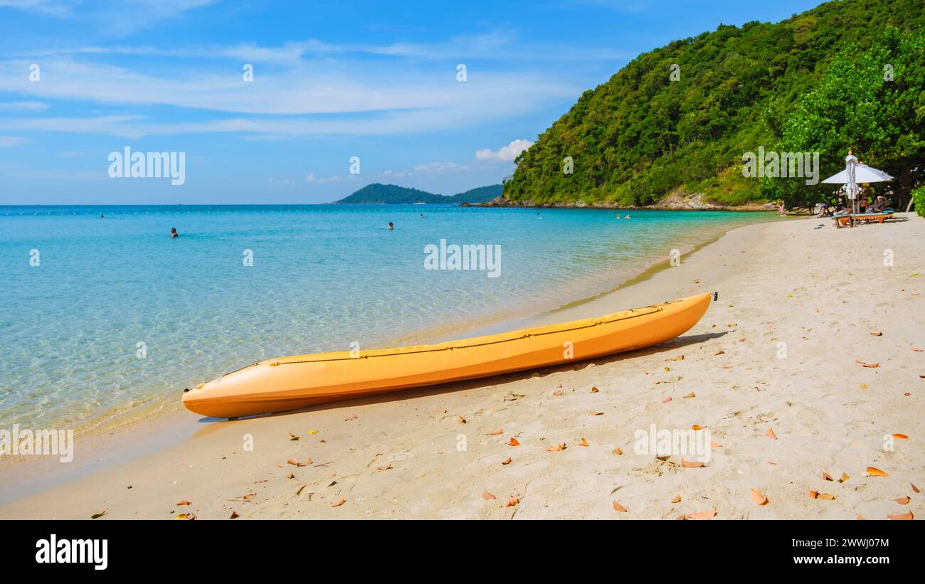 Koh Samet Island Rayong Thailand, white tropical beach of Samed Island ...