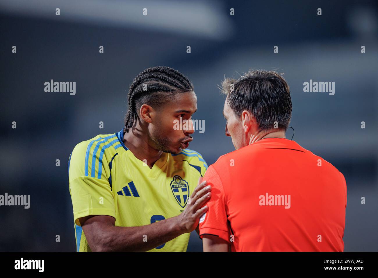 Guimaraes, Portugal - 03 21 2024: Jens Cajuste during friendly ...