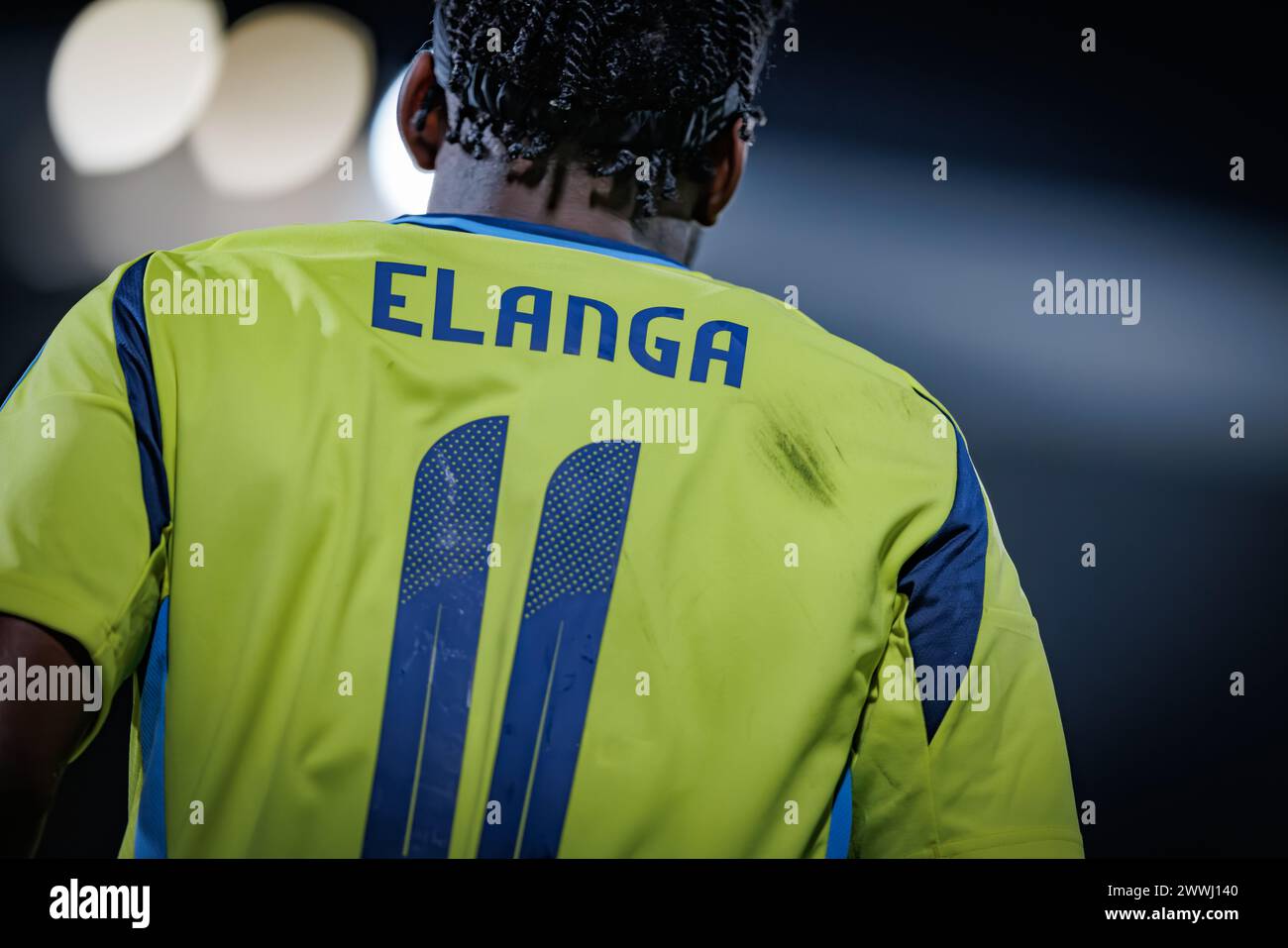 Guimaraes, Portugal - 03 21 2024: Anthony Elanga during friendly ...