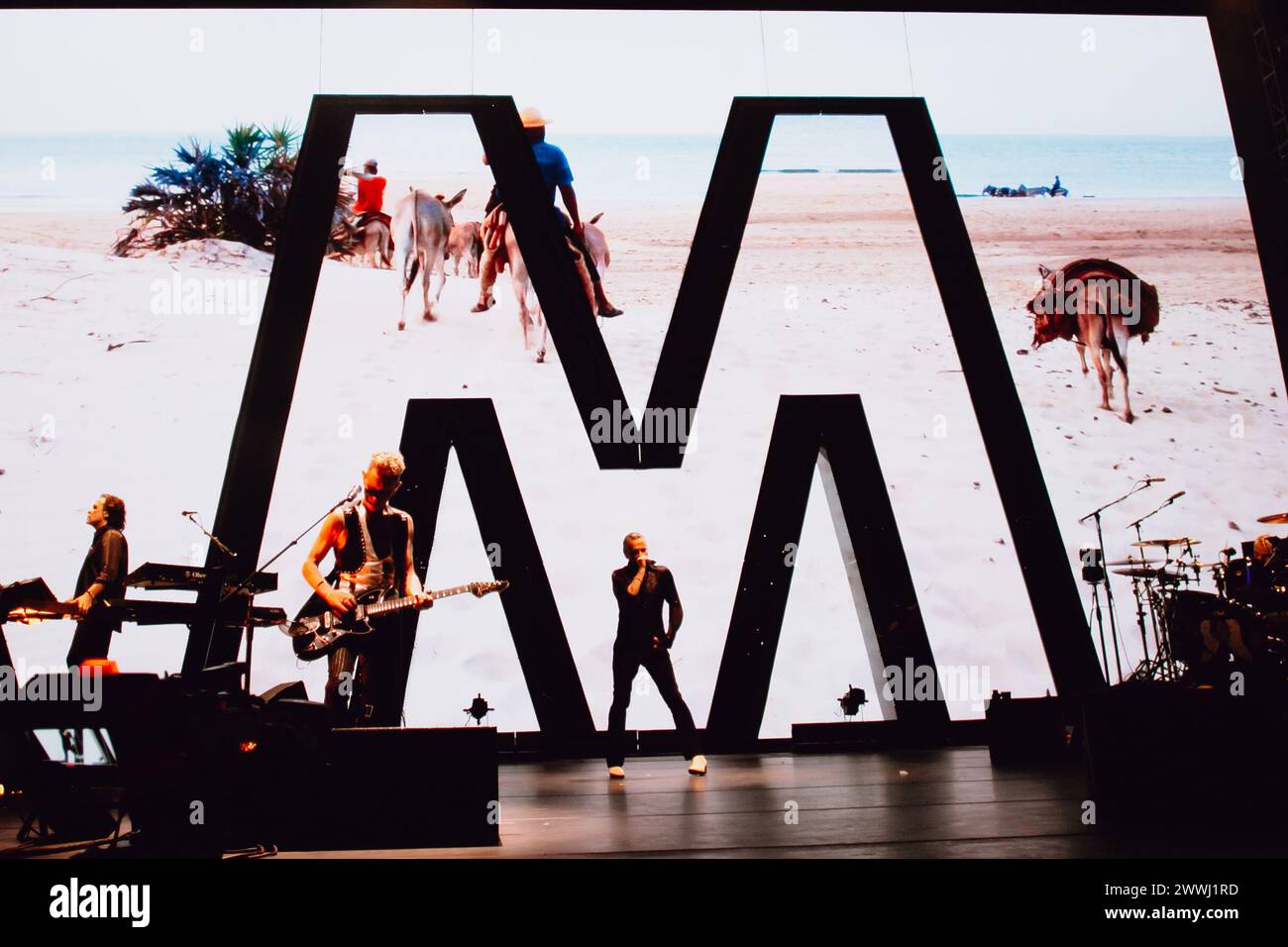Depeche mode performs memento mori tour in Turin, Italy Stock Photo - Alamy