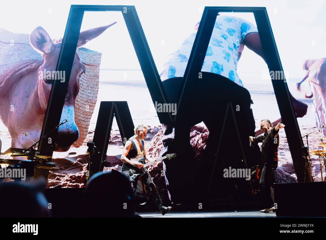 Depeche mode performs memento mori tour in Turin, Italy Stock Photo - Alamy
