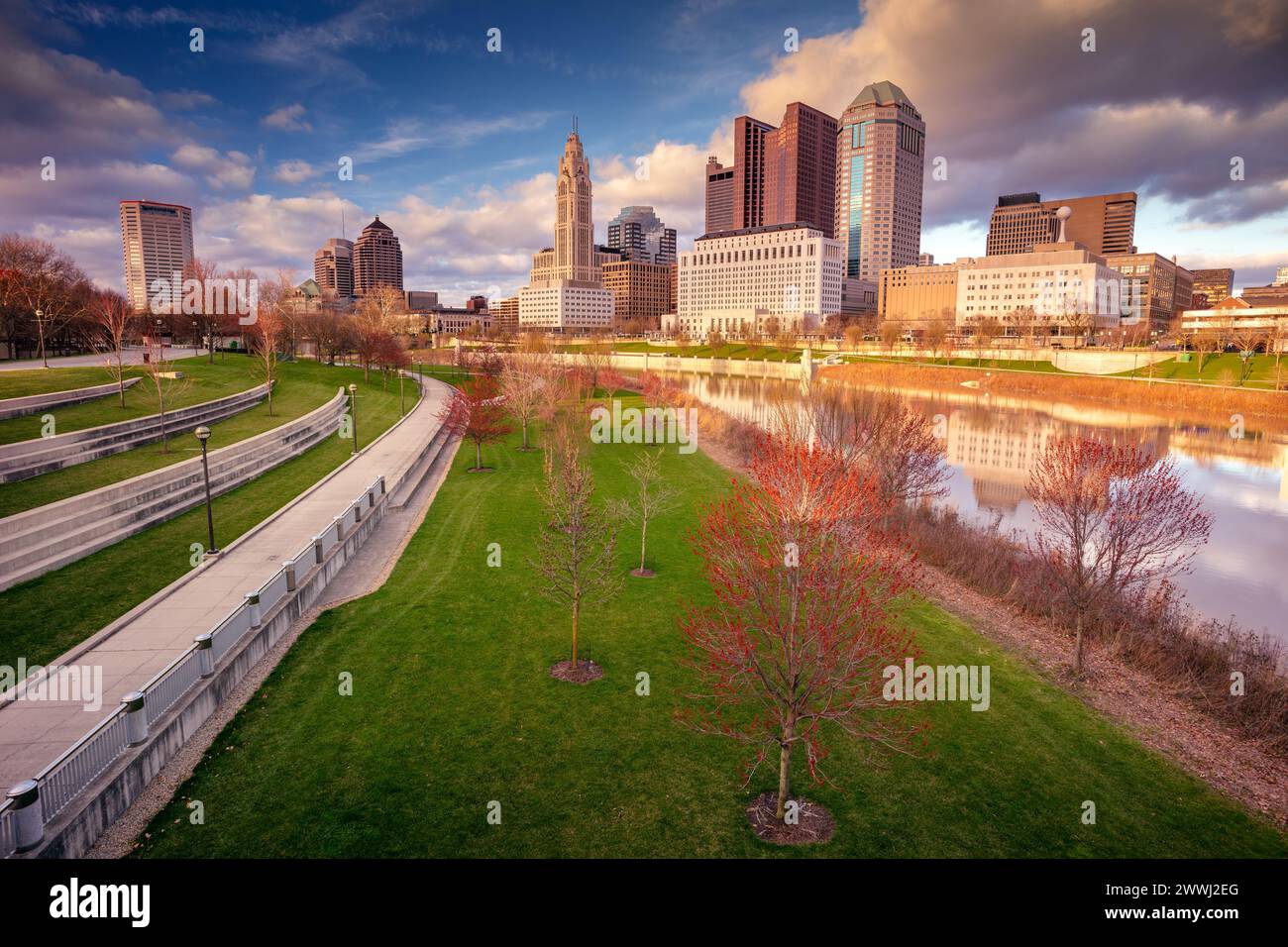 Columbus, Ohio, USA. Cityscape image of Columbus , Ohio, USA downtown ...