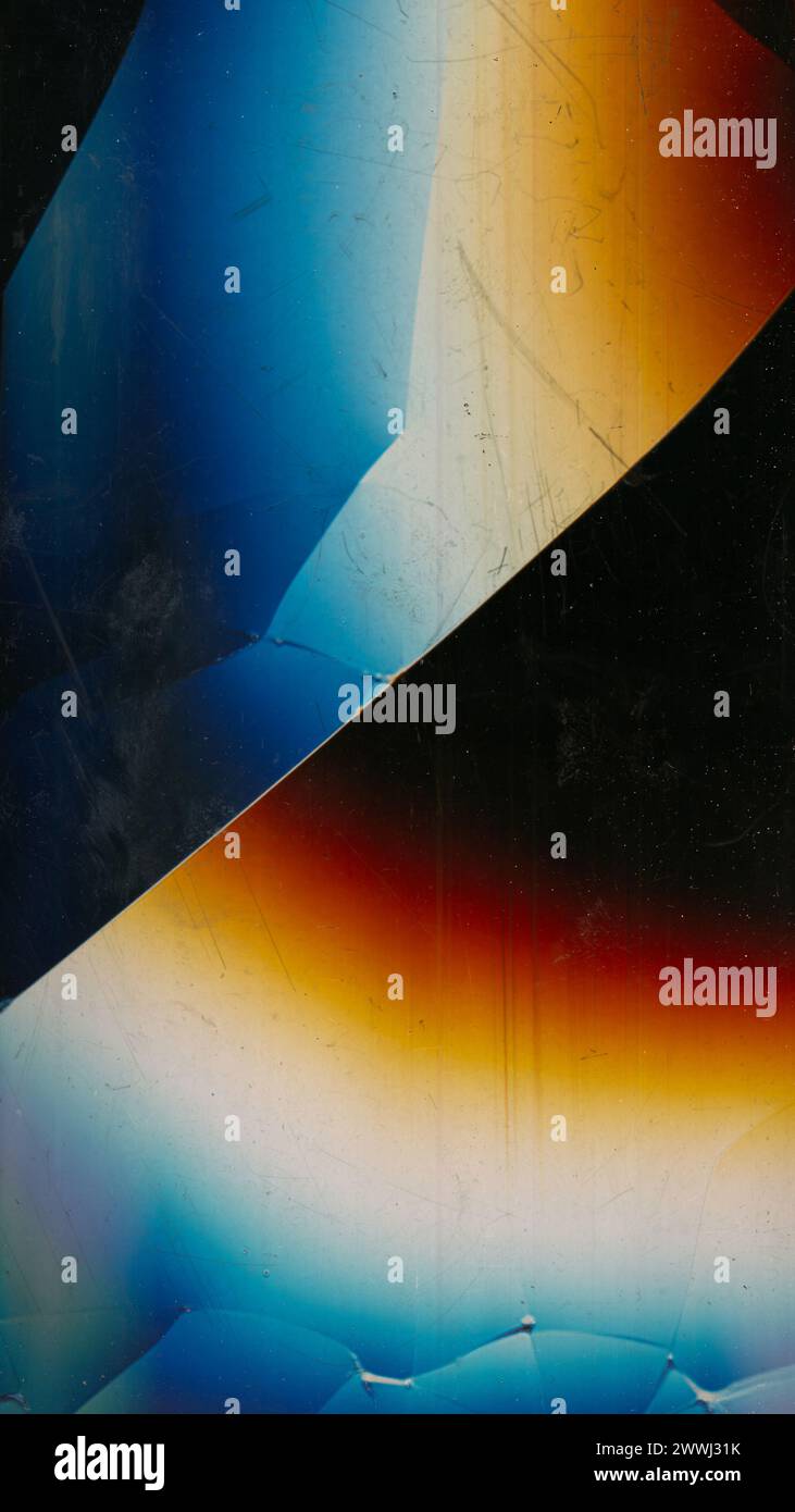 Damaged screen matrix glitch broken glass scratch Stock Photo - Alamy