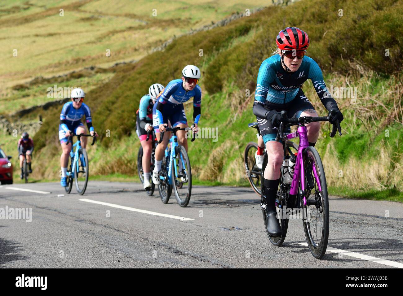 Hade Edge, Holmfirth, Yorkshire, UK, 24 March 2024. The Peaks 2 Day ...