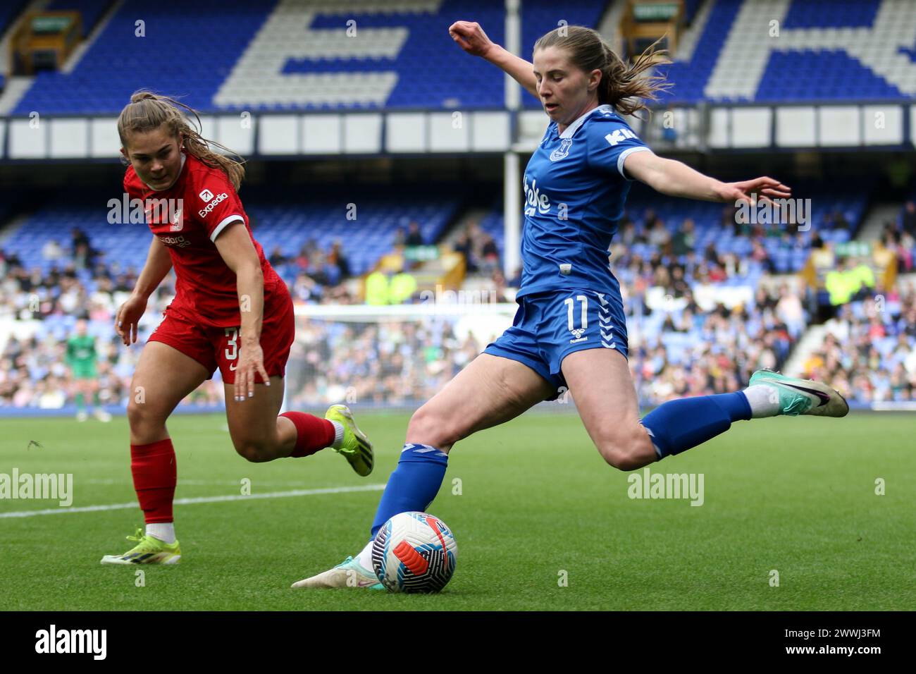 Liverpool, UK. 24th Mar, 2024. Goodison Park, Liverpool, England, March ...