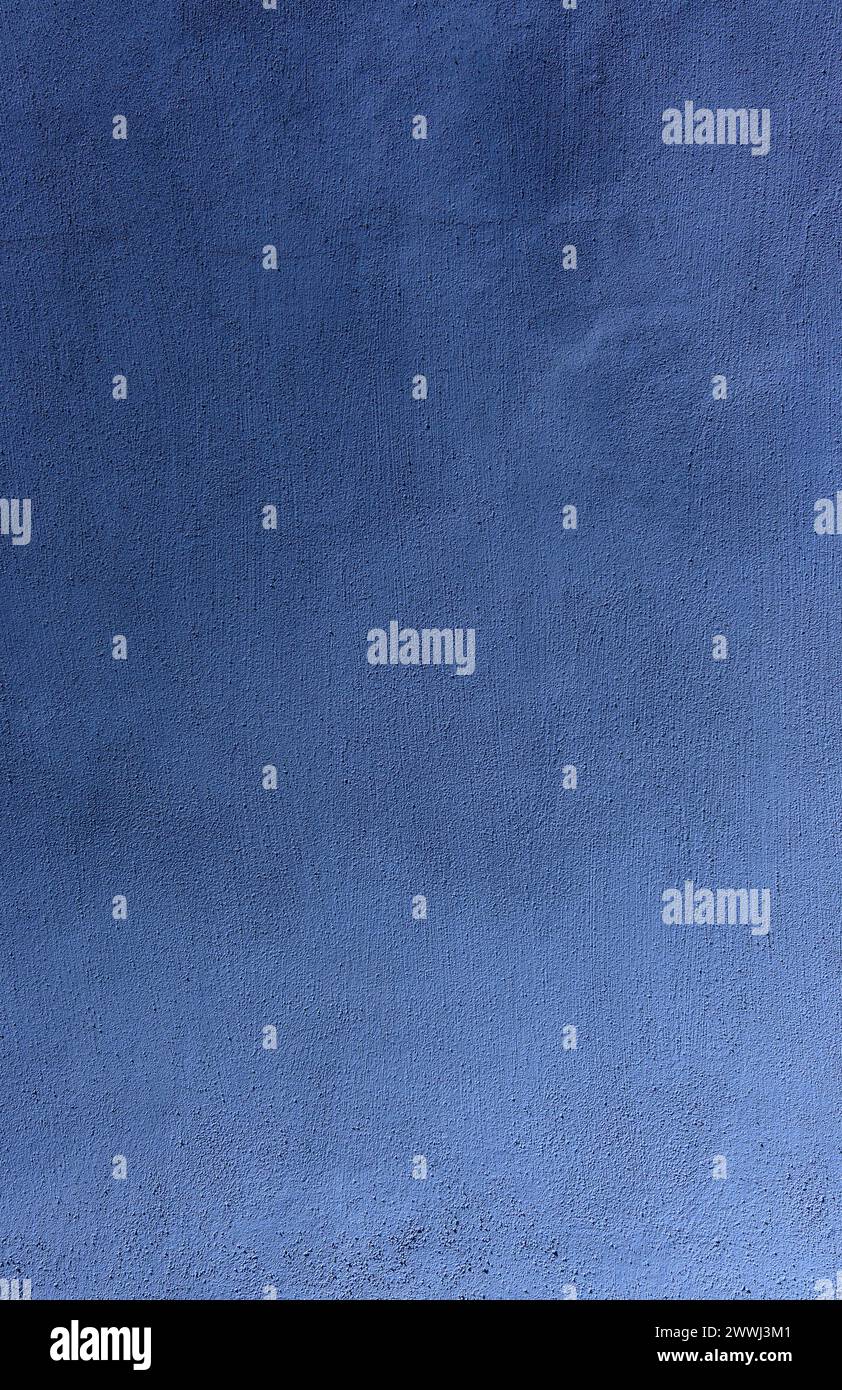 beautiful abstract grungy blue stucco wall background in cold mood ...