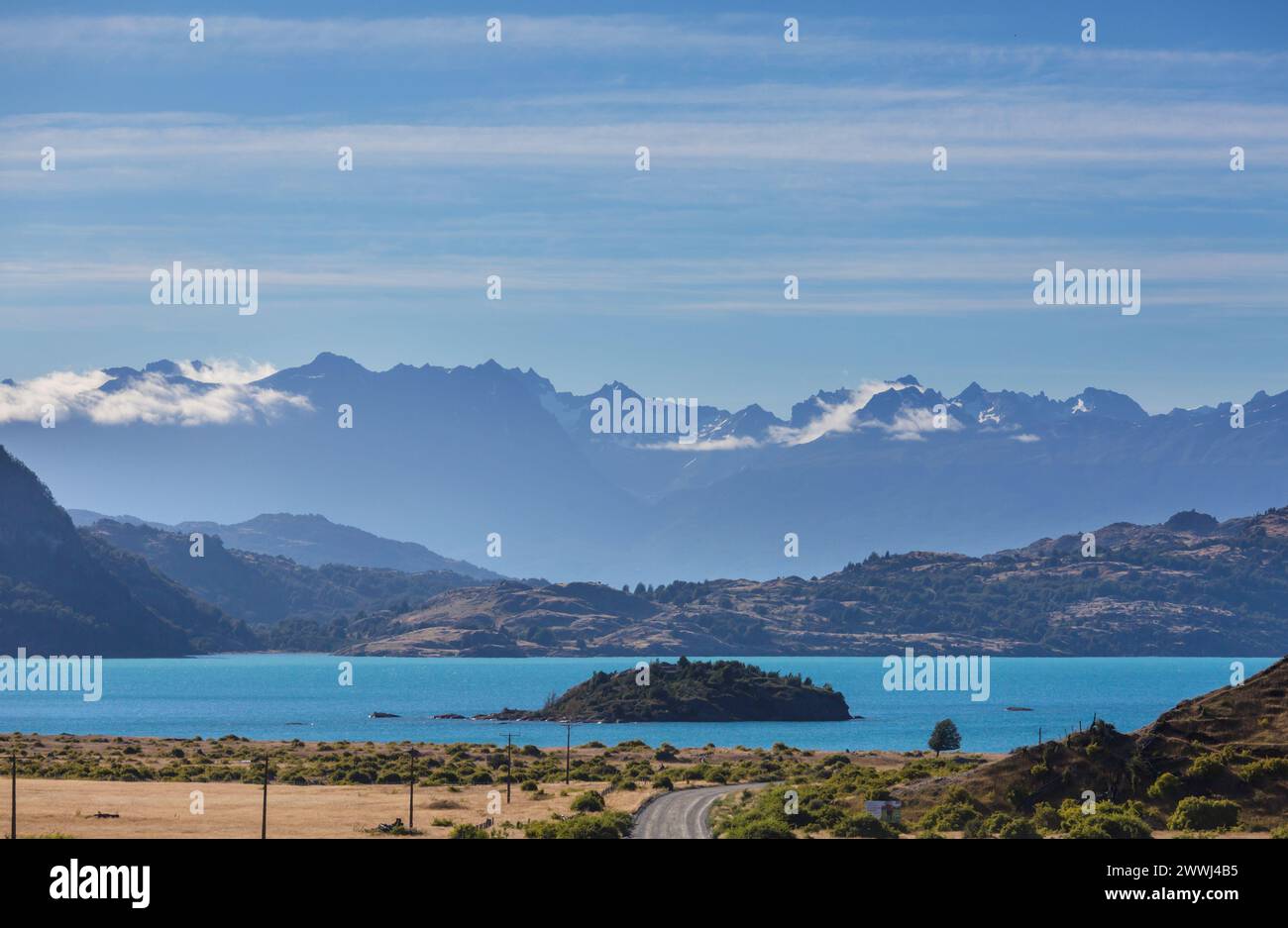 General Carrera Lake, Carretera Austral, Patagonia - Chile. Beautiful ...
