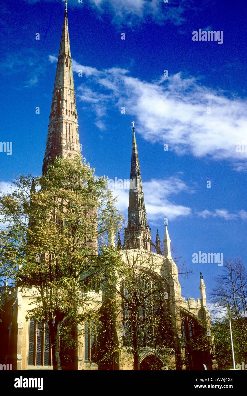Holy Trinity Church in 1981, Coventry, West Midlands, UK Stock Photo ...