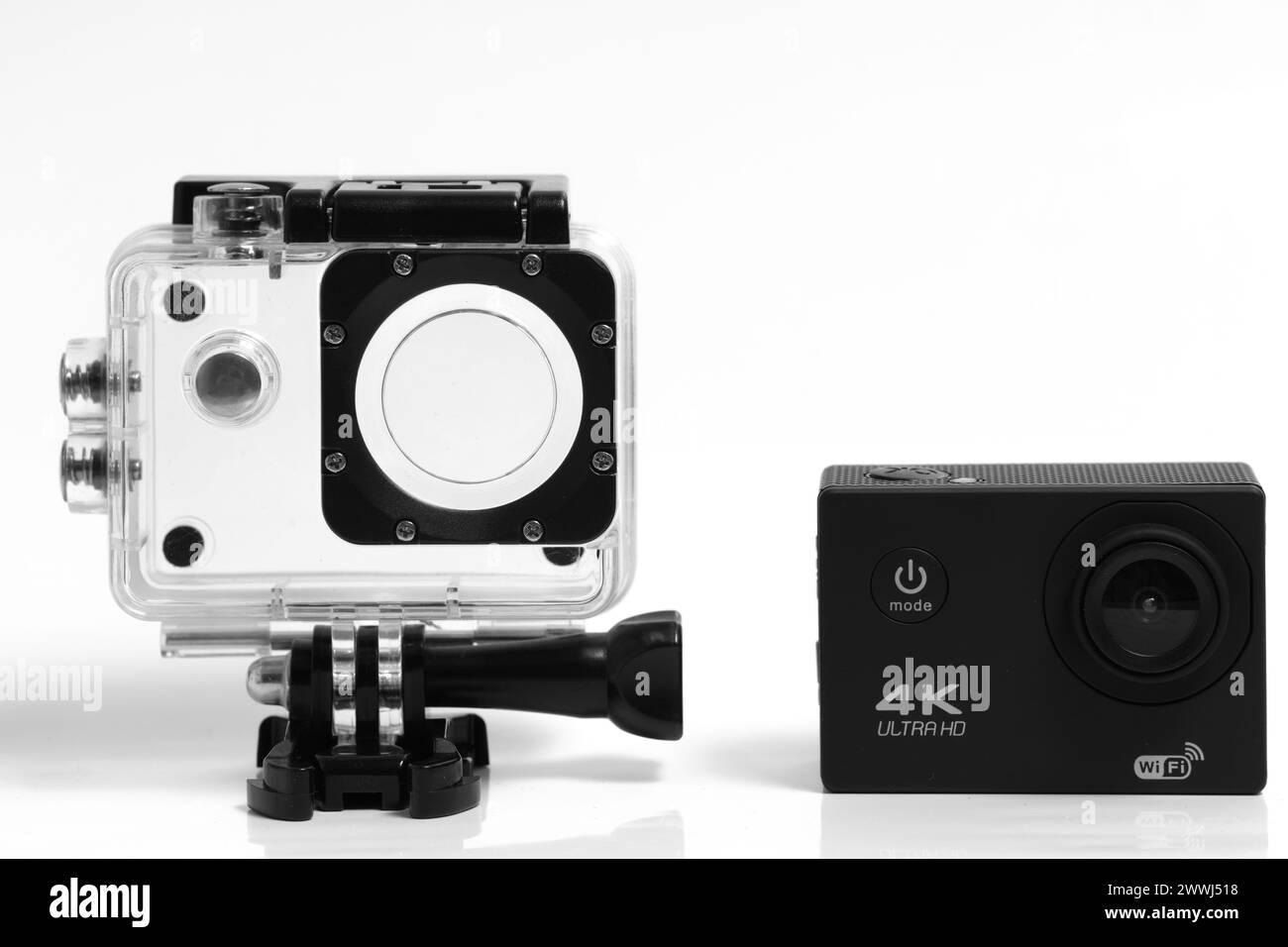 Camera gear accessory Black and White Stock Photos & Images - Alamy