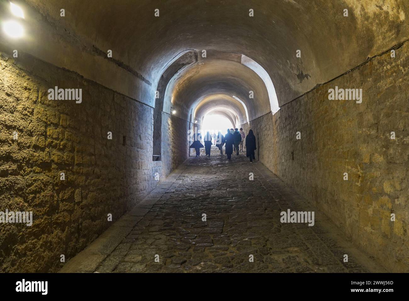 Castel Sant'Elmo medieval fortress, Naples, Italy Stock Photo - Alamy