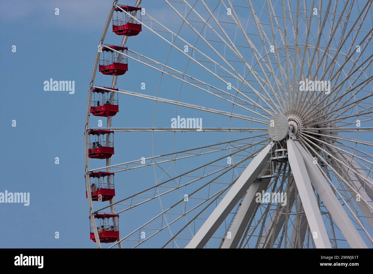 Chicago, Illinois. Navy Pier Ferris Wheel Stock Photo - Alamy