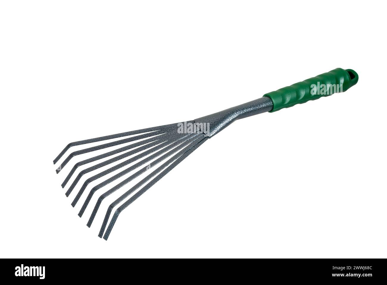 Closeup of an isolated wire-tooth rake Stock Photo - Alamy