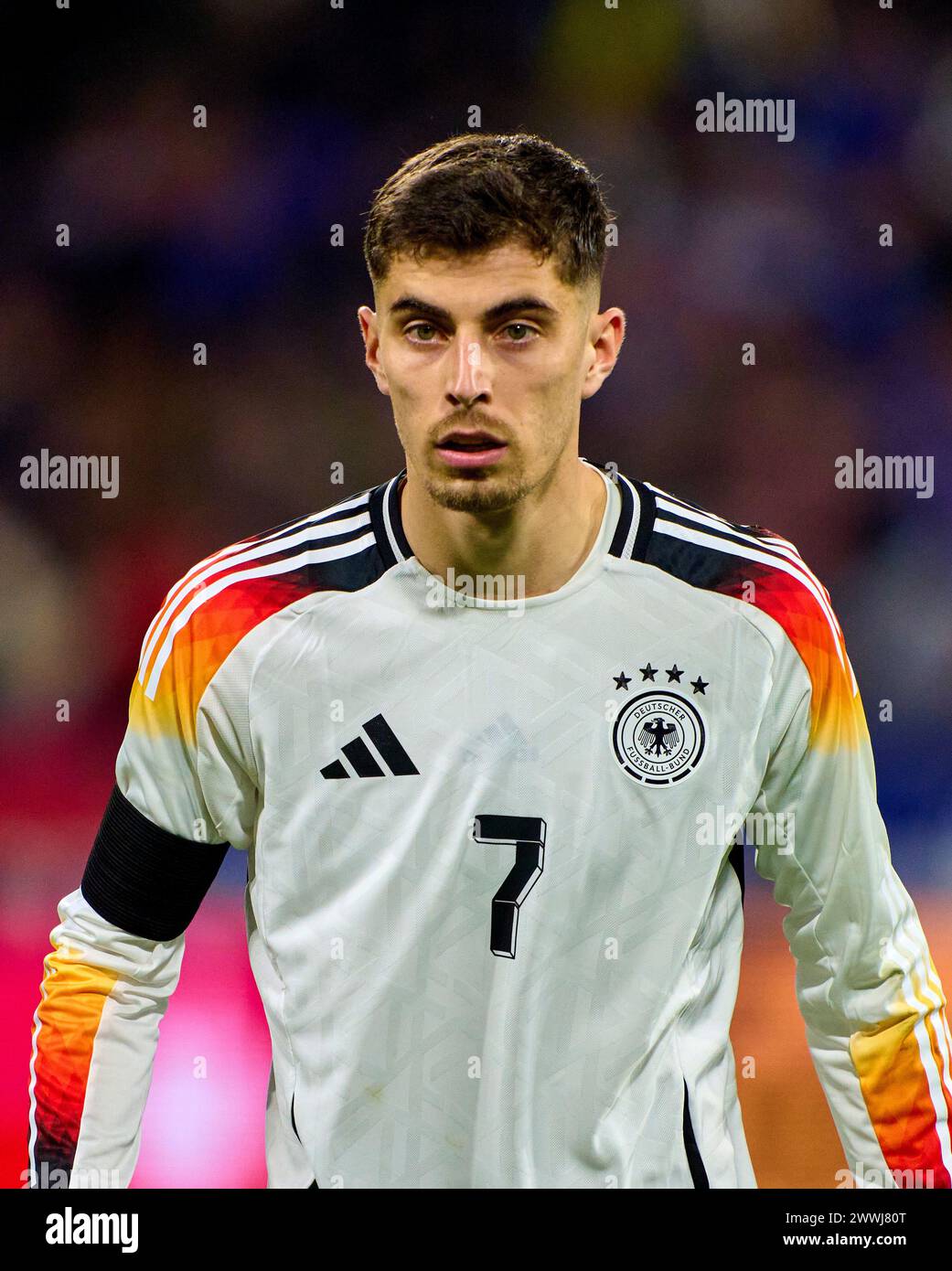 Kai Havertz, DFB 7 in the friendly match FRANCE - GERMANY 0-2 ...
