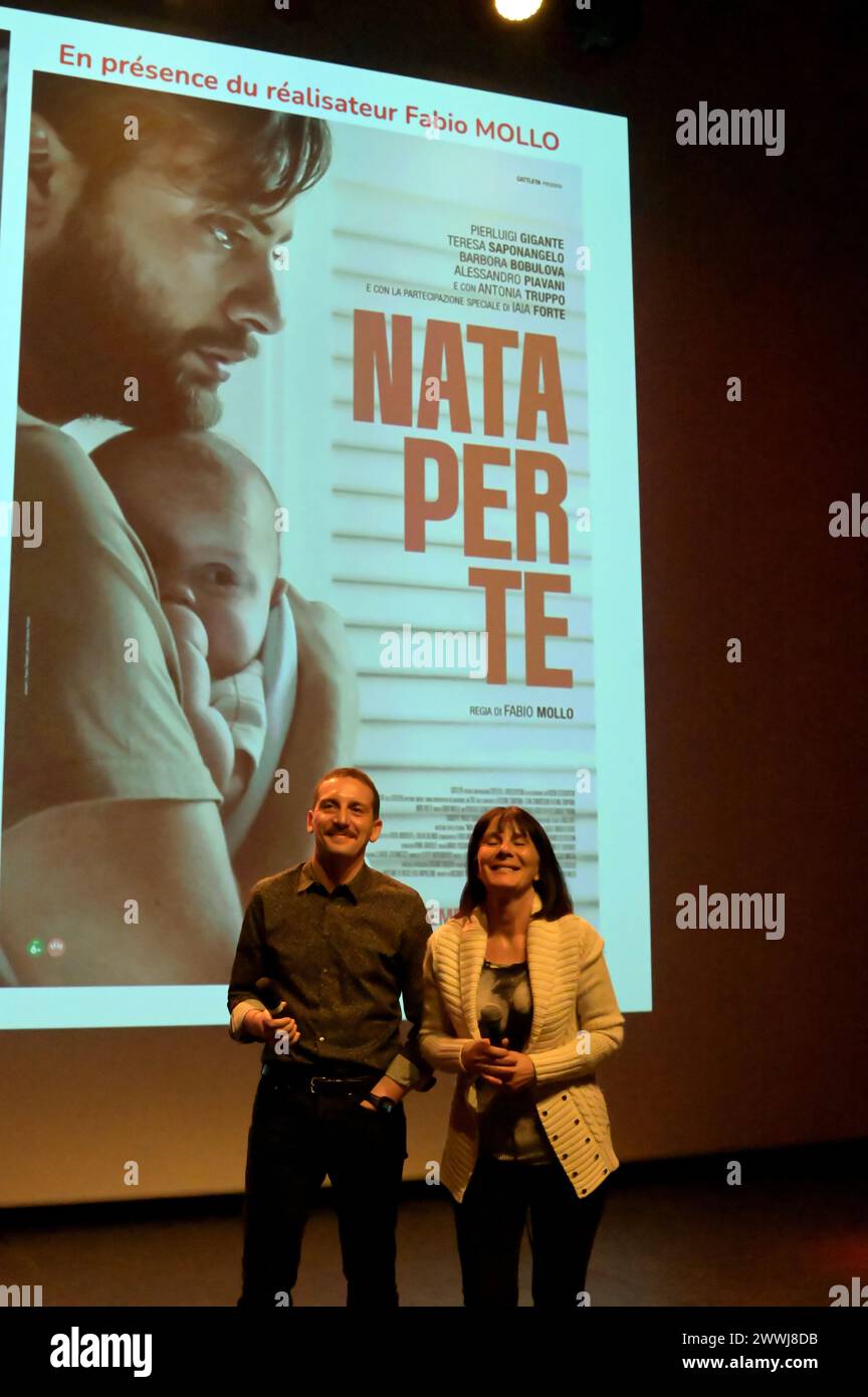 Fabio Mollo attends the screening of his movie "Born for you" (Nata per ...