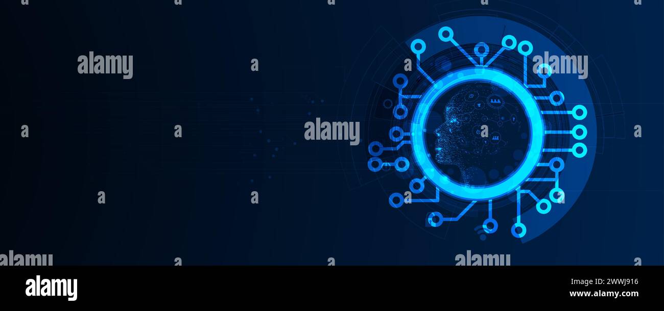 Abstract Artificial intelligence. Cloud computing. Machine learning ...