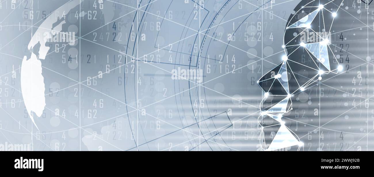 Abstract Artificial intelligence. Cloud computing. Machine learning ...