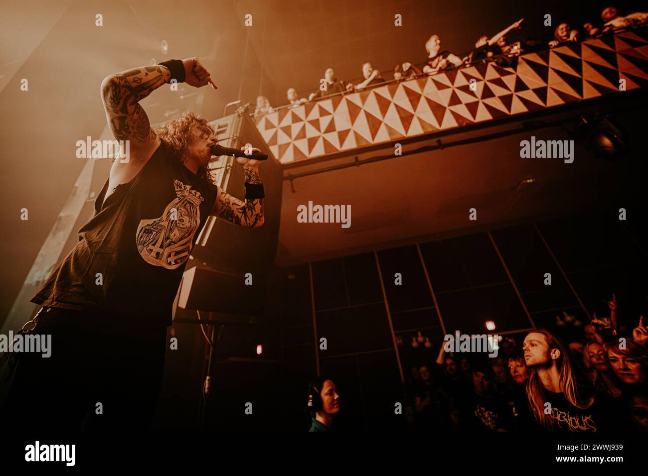 Copenhagen, Denmark. 23rd Mar, 2024. The Danish death metal band Baest ...