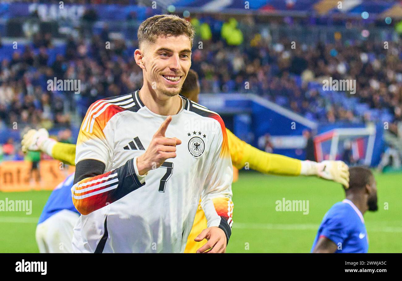 Kai Havertz, DFB 7 scores, shoots goal , Tor, Treffer, Torschuss, 0-2 ...