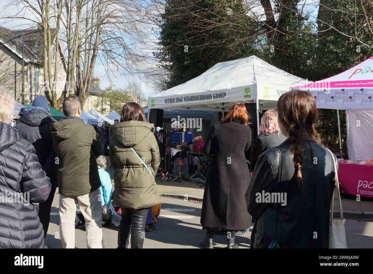 Nether Edge farmers market, Sheffield England UK, neighbourhood group ...