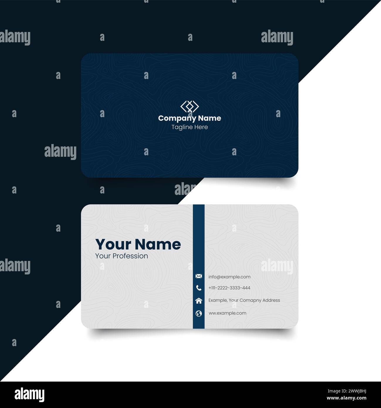 Professional business template Stock Vector Images - Alamy