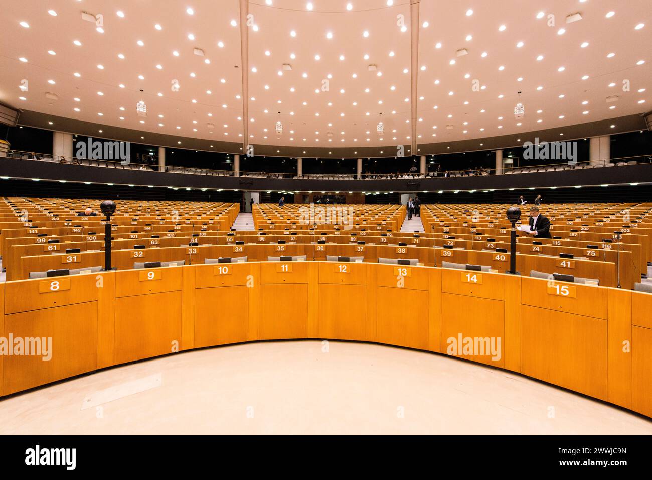 Plenary conference hall Brussels, Belgium. Plenary conference hall of ...