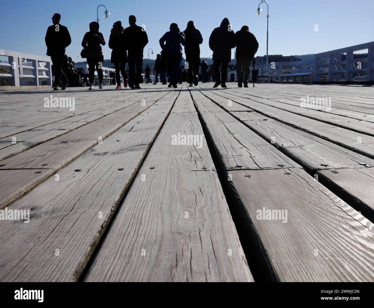 Timber boardwalk hi-res stock photography and images - Alamy