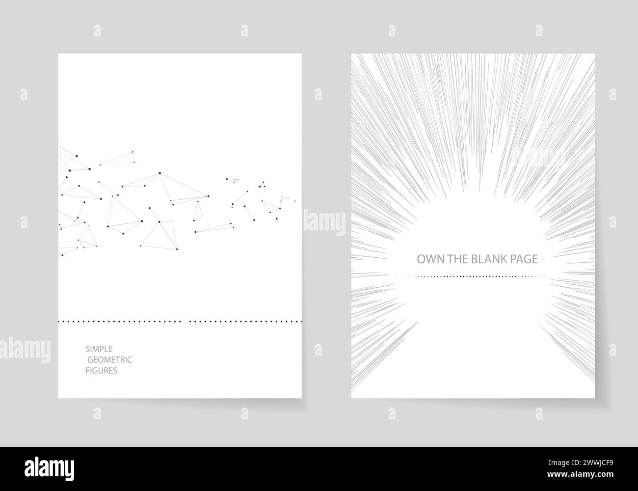 Abstract grid link brochure design. Point communicate hub. Connect ...