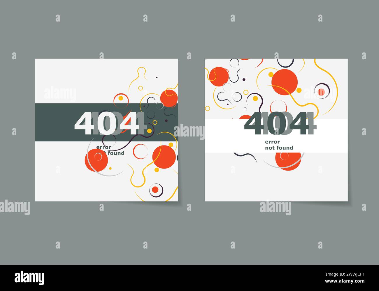 Simple abstract background with rounded striped design element. Vector ...