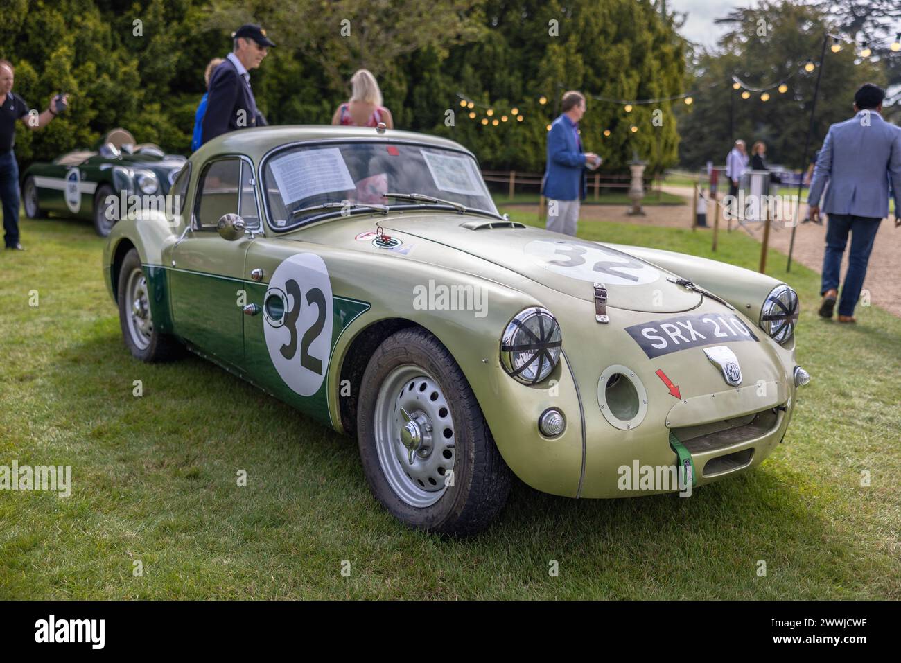 1958 MGA Twin Cam Le Mans Fastback Racer, on display at the Salon Privé ...