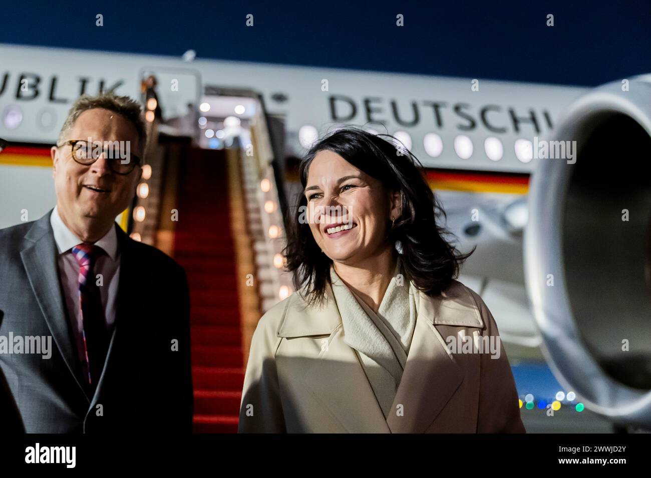 Kairo, Egypt. 24th Mar, 2024. Annalena Baerbock (Alliance 90/The Greens ...