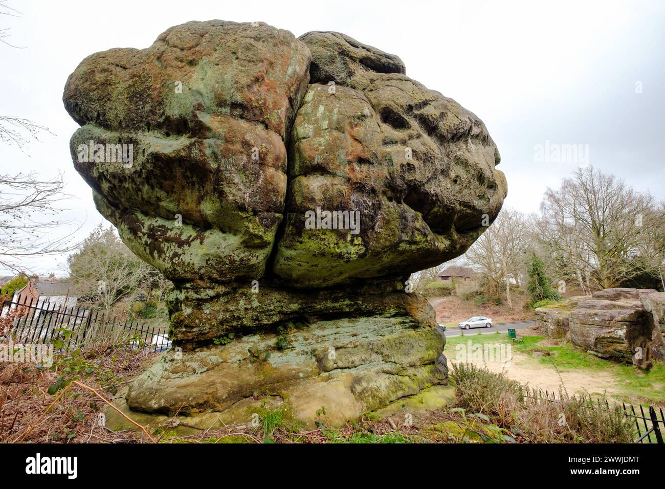 Ancient Sandstone rock formations at Tunbridge Wells Rusthall Common ...