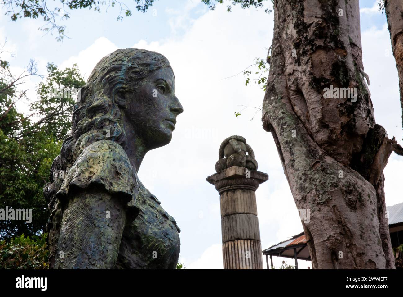 GUADUAS, COLOMBIA - JANUARY 12, 2024: Monument to the Colombian ...