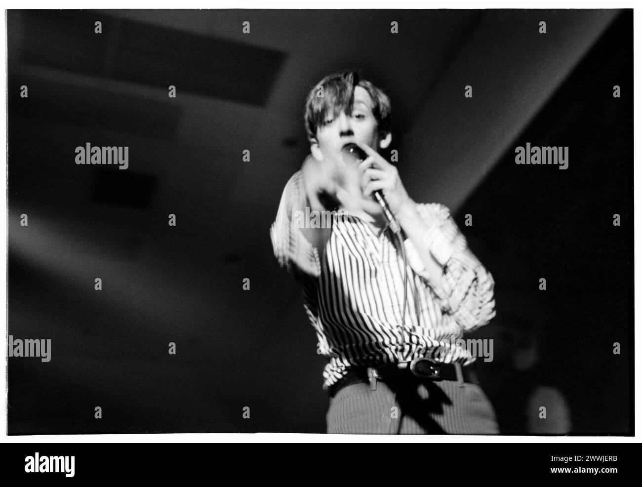 JARVIS COCKER, DIFFERENT CLASS TOUR, 1995: Jarvis Cocker of the band Pulp playing at Cardiff ...