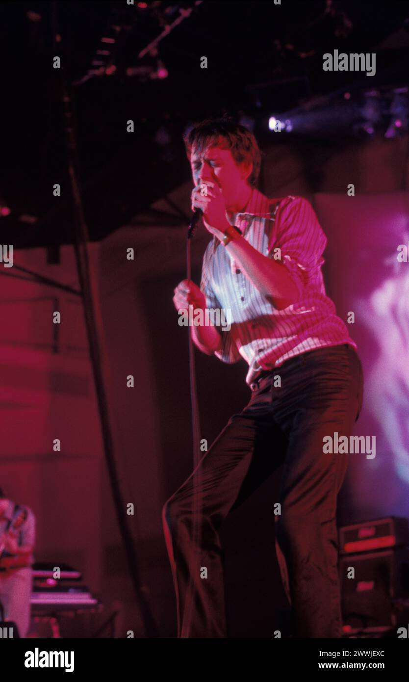 JARVIS COCKER, DIFFERENT CLASS TOUR, 1996: Jarvis Cocker of the band Pulp playing at Cardiff ...