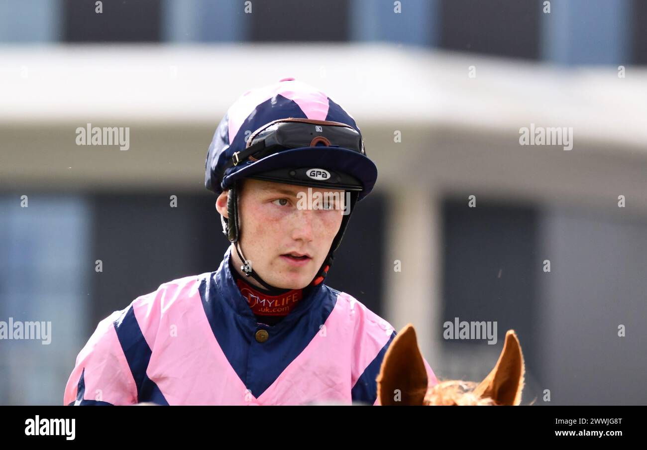 jockey Rhys Clutterbuck Stock Photo - Alamy