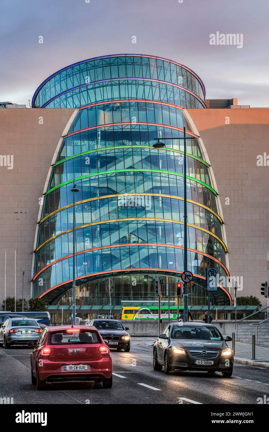 Convention Centre Dublin (CCD) as seen from Cardiff Lane. Docklands. Dublin. Ireland Stock Photo ...