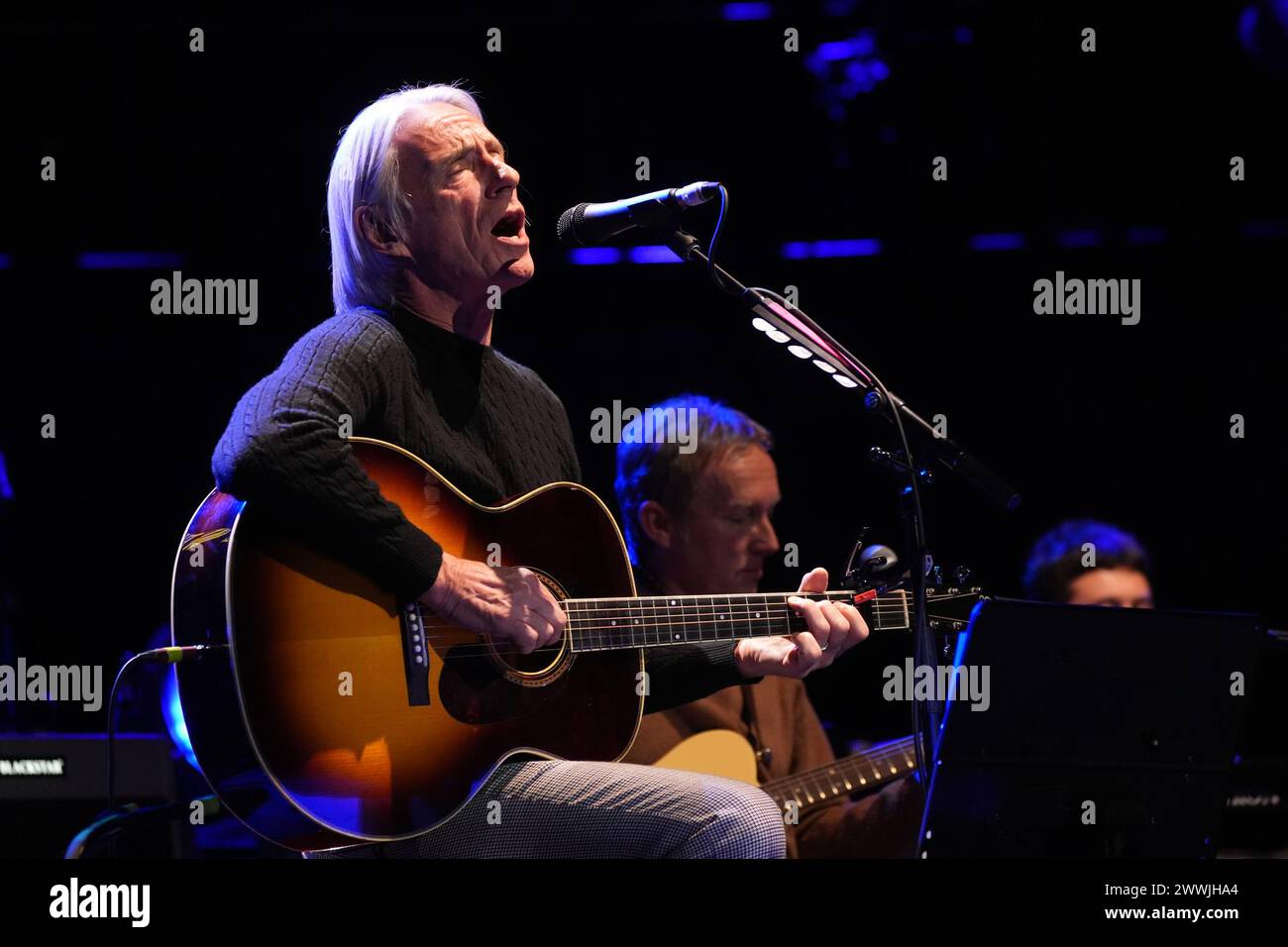 Paul Weller, on stage during 'Ovation' a celebration of 24 Years of ...