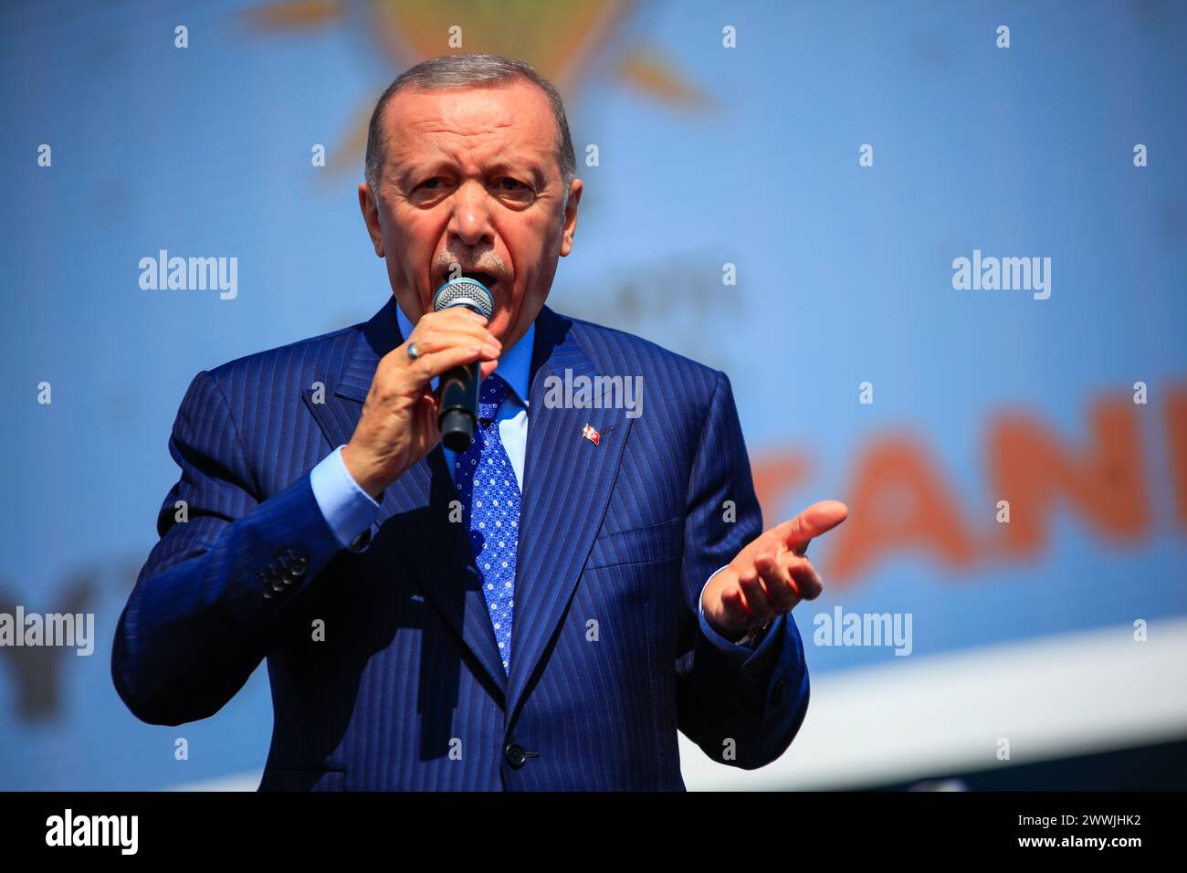 Istanbul, Turkey. 24th Mar, 2024. Turkish President Recep Tayyip ...