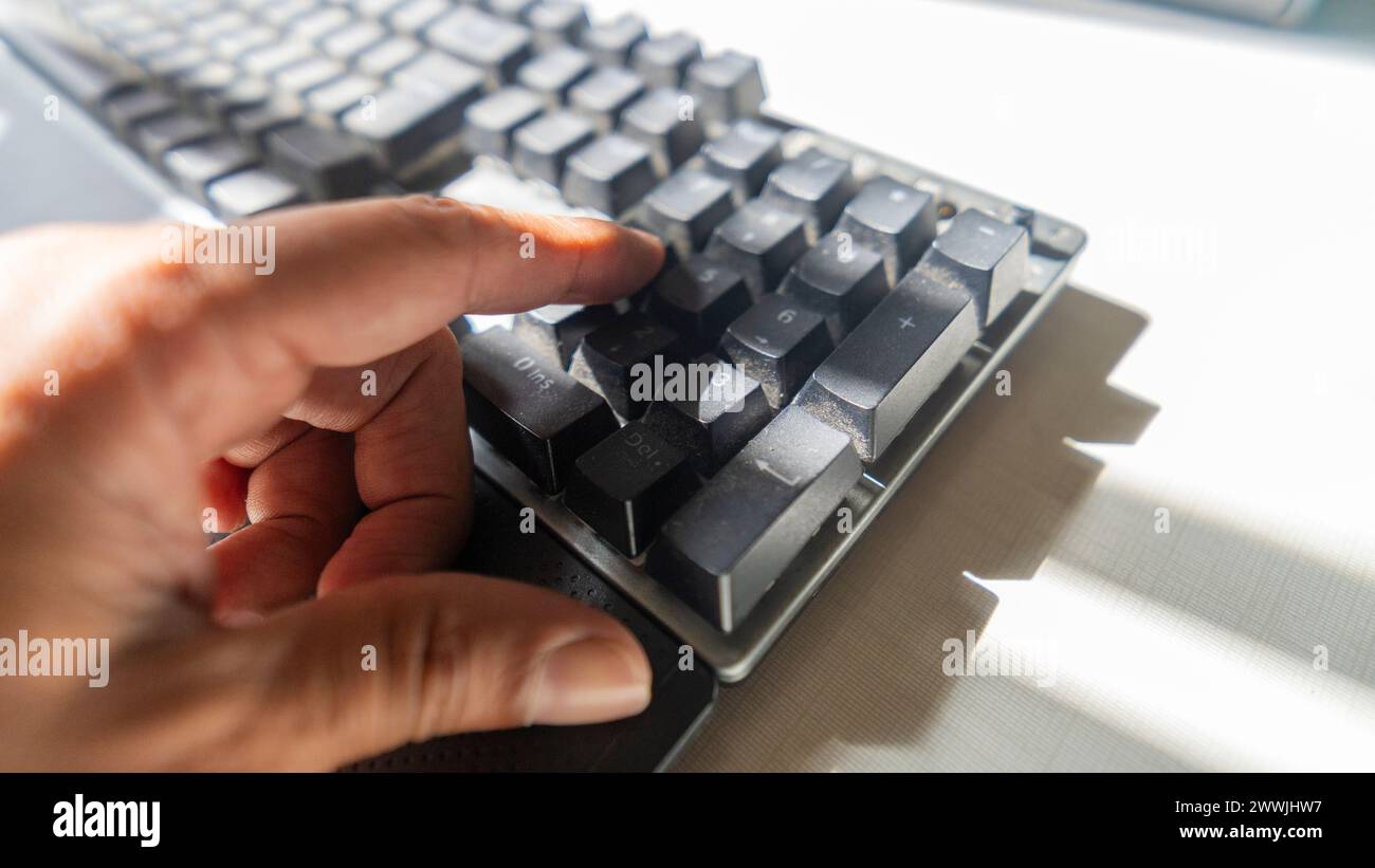 Keyboard used hi-res stock photography and images - Alamy